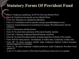 Pf & miscellaneous provisions act | PPTX