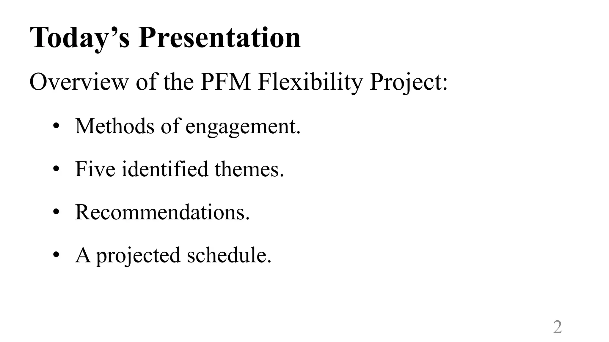 Adding Flexibility to Fairfax County's Public Facilities Manual (PFM) | PPT