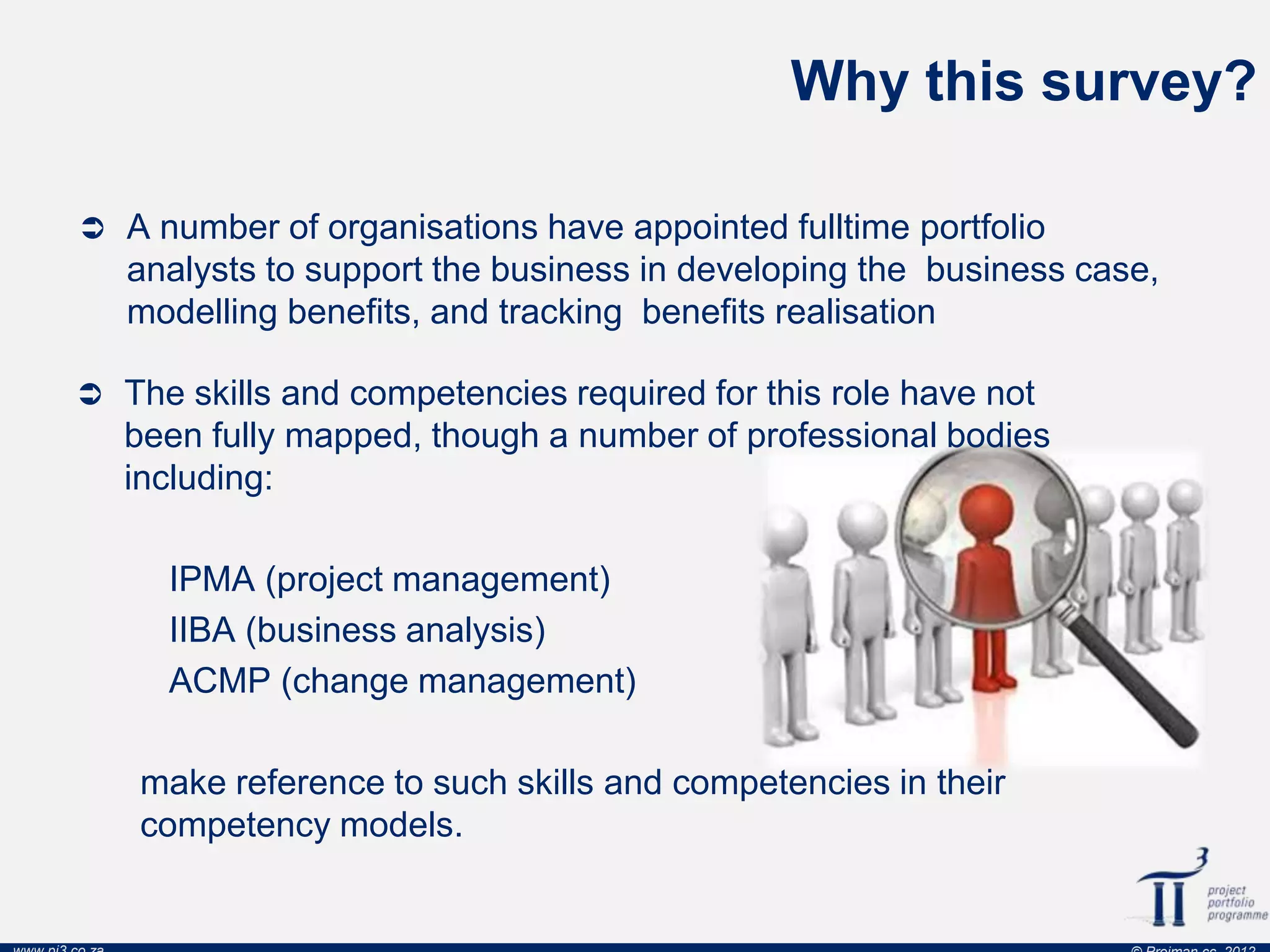 What does a Portfolio Business Analyst look like? | PPTX