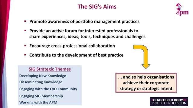 APM Portfolio Management Conference 2018 - Opening and closing slides | PPT