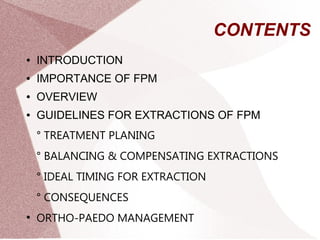 Extraction Of The First Permanent Molar | ODP
