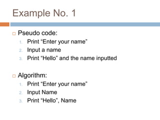 Psuedocode1, algorithm1, Flowchart1.pptx