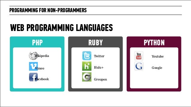 Programming For Non-Programmers @ One Month HQ