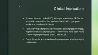 Patent foramen ovale | PPTX