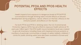 PFOA/PFOS in Drinking Water : How to Remove PFOA/PFOS? | PPT