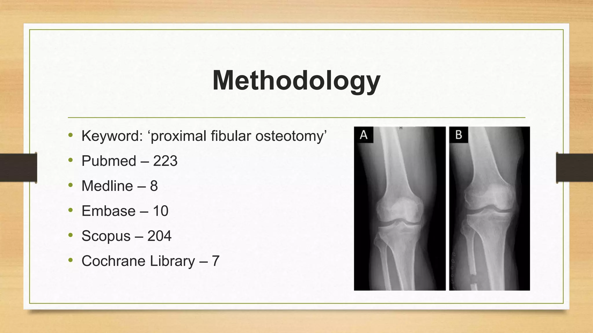 Proximal Fibular Osteotomy for Knee Osteoarthritis - What is the ...