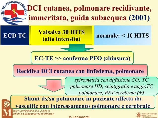 La medicina subacquea e le linee guida per il PFO | PPT