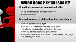 Pay for perfomance (Pros&Cons) presentation | PPTX