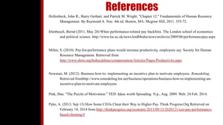 Pay for perfomance (Pros&Cons) presentation | PPTX