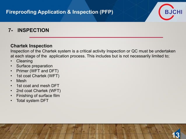 PFP – Fireproofing Application & Inspection.pptx