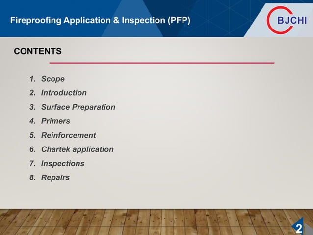 PFP – Fireproofing Application & Inspection.pptx