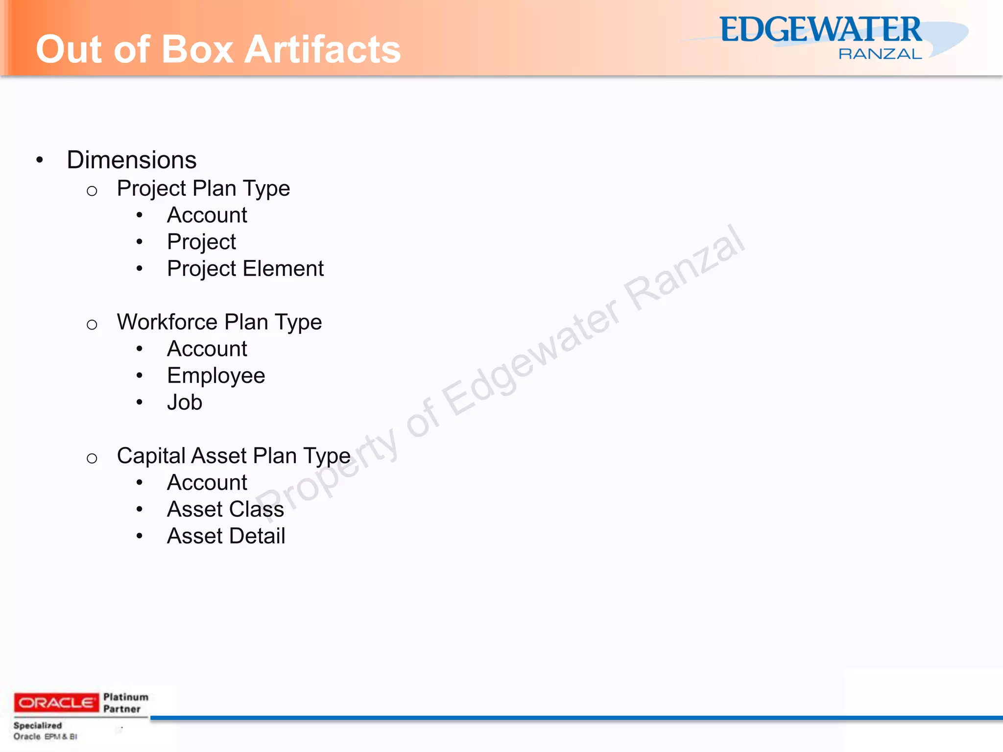 Oracle EPM Project Financial Planning (PFP) – A First Look | PDF