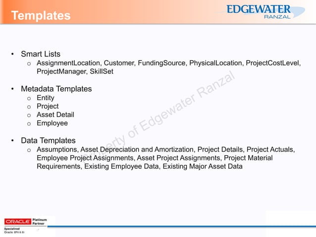 Oracle EPM Project Financial Planning (PFP) – A First Look | PDF
