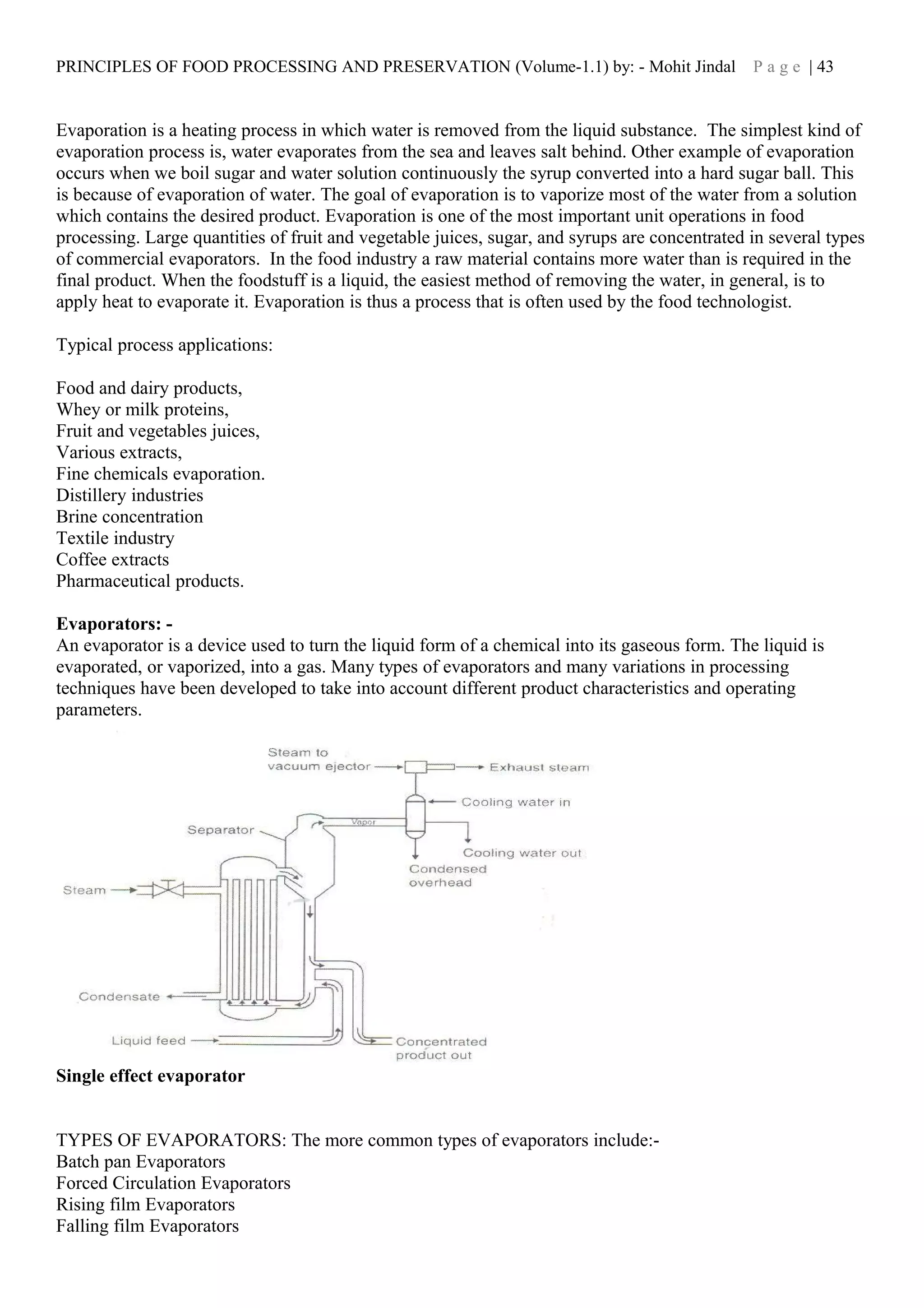 PRINCIPLES OF FOOD PROCESSING AND PRESERVATION updated | DOC