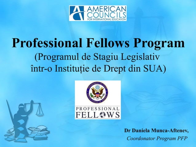 PFP Program Profile, November 2014 | PPT | Free Download