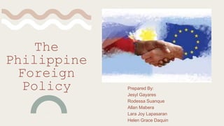 PFPR (1).pptx Philippine Foreign Policy. | PPTX