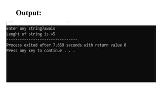 Pointer and string(Programming fundamental) | PPTX | Programming ...