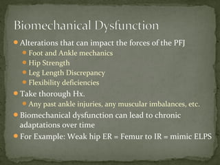 Patellofemoral Mystery: Differential Diagnosis | PPT | Death, Injury ...