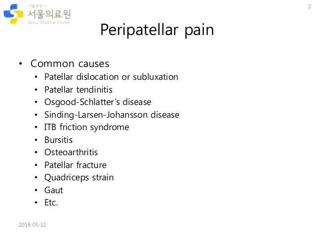Patellofemoral Pain Syndrome
