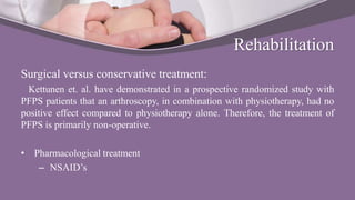 Patellofemoral Pain Syndrome | PPTX | Death, Injury, or Military ...