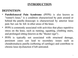 physical rehabilitation of patellofemoral syndrome | PPT