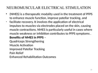physical rehabilitation of patellofemoral syndrome | PPT