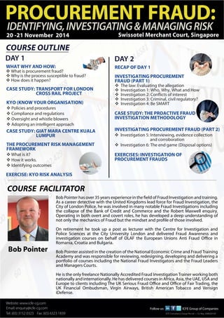 Procurement Fraud: Identifying, Investigating & Managing Risk | PDF ...