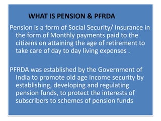 Pfrda ppt | PPTX