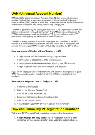 PF Registration.pdf | Government Support and Welfare | Financial Assistance