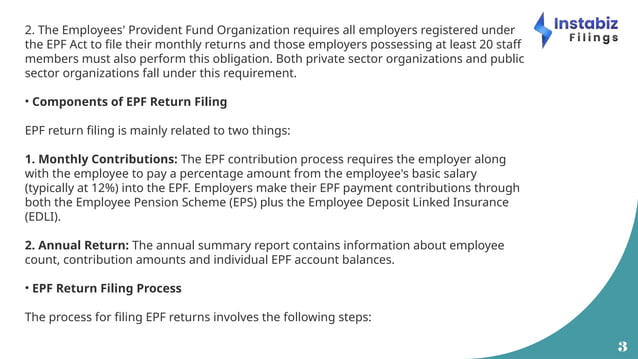 Understanding PF Return Filing Requirements | PPT