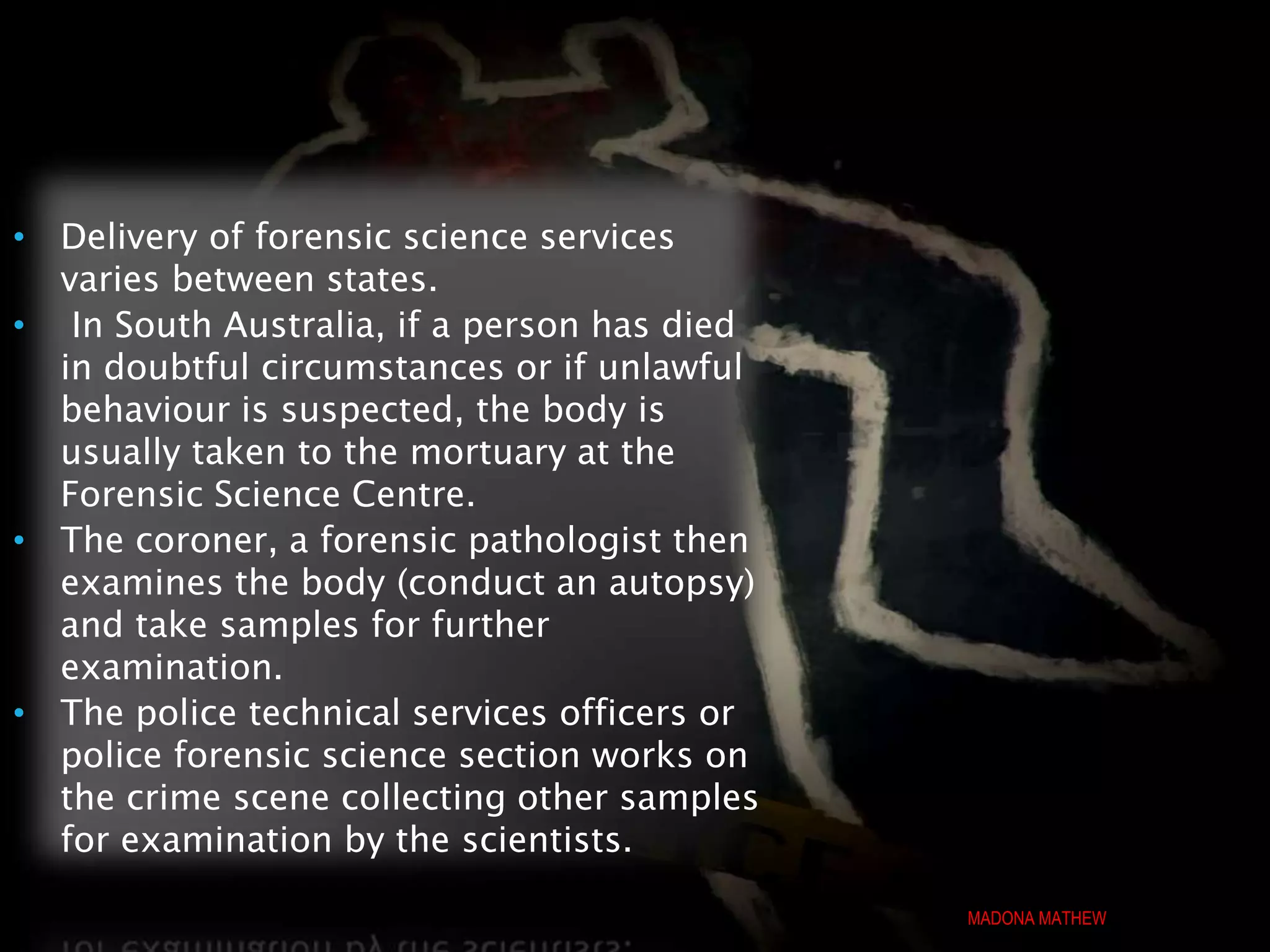Police & Forensic Science | PPTX