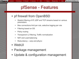 Pf sense 2.0 | PPT | Free Download