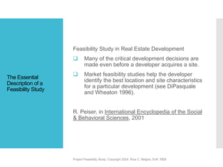 Feasibility Study....................... | PDF | Civil Engineering Industry | Industries
