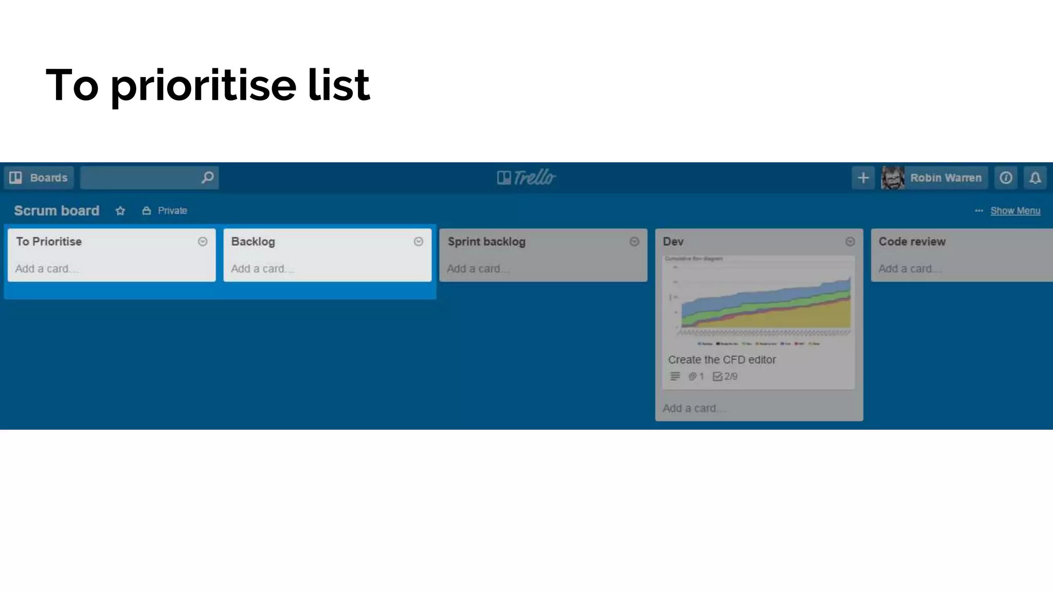 Running a Scrum process with Trello | PPTX | Technology & Computing