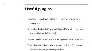 Running a Scrum process with Trello | PPTX | Technology & Computing