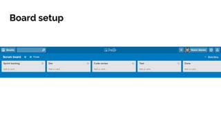 Running a Scrum process with Trello | PPTX | Technology & Computing