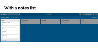 Running a Scrum process with Trello | PPTX | Technology & Computing