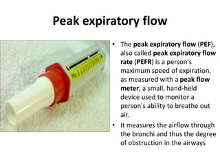 Pulmonary Function Testing-Simplified description...! | PPTX