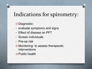 Pulmonary Function Tests | PPT