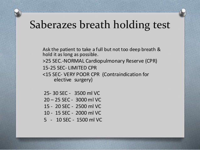Pulmonary Function Tests