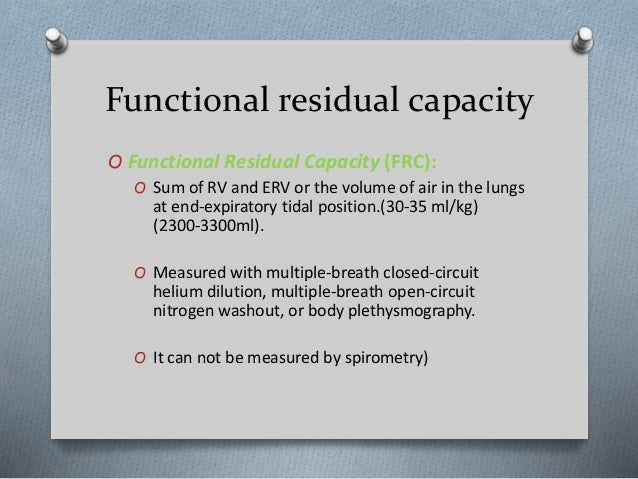 Pulmonary Function Tests