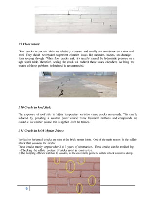 types of cracks in building | DOCX