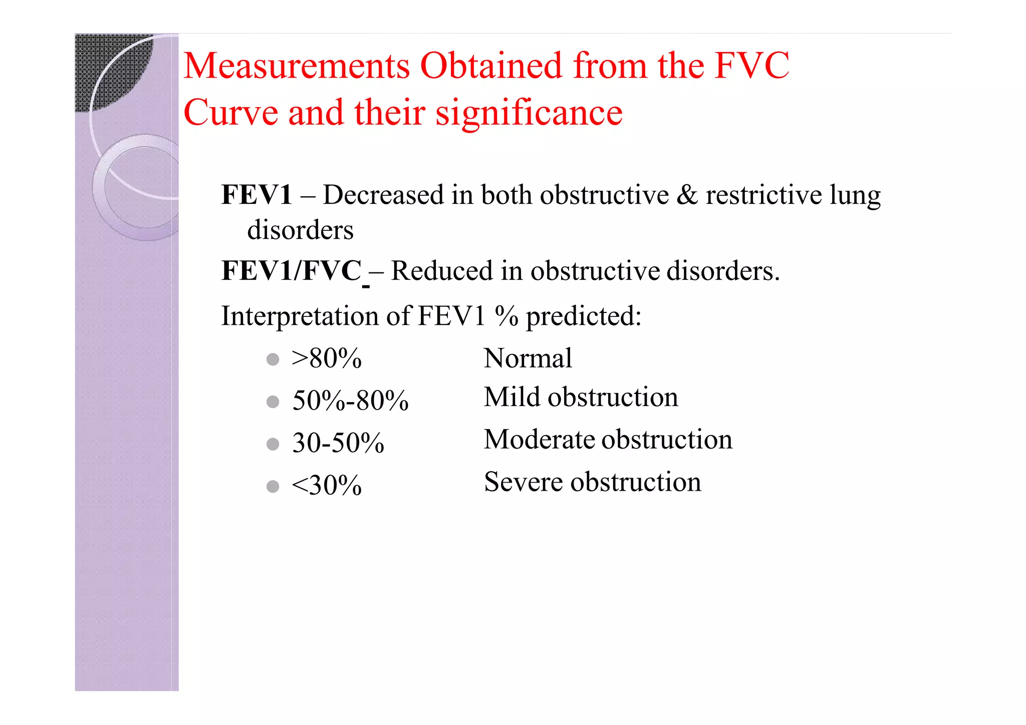 Pulmonary function tests | PPTX