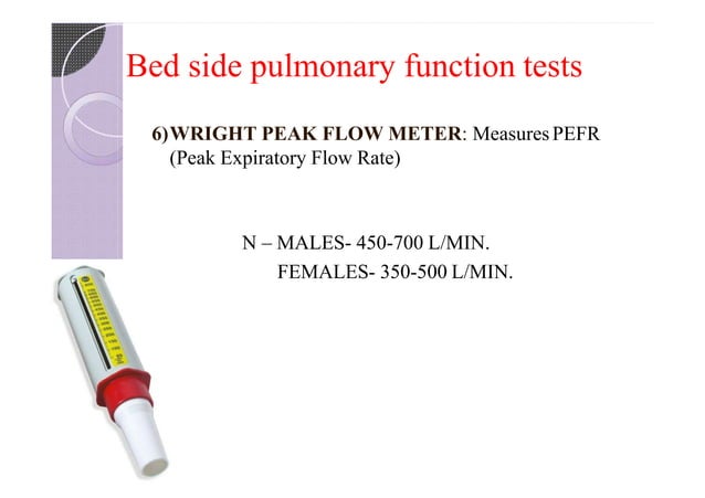 Pulmonary function tests | PPTX
