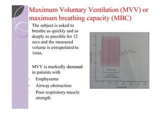 Pulmonary function tests | PPTX