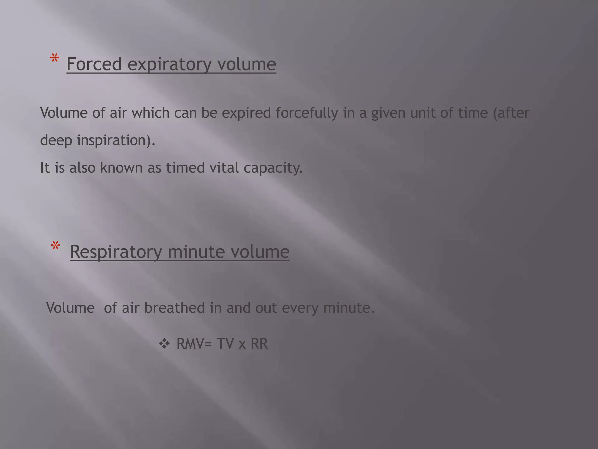 Introduction to Pulmonary function test | PPT