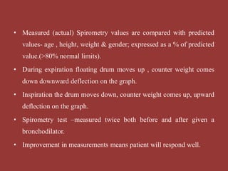 PULMONARY FUNCTION TEST | PPTX