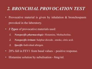 PULMONARY FUNCTION TEST | PPTX