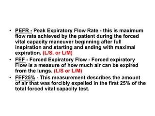 clinical approach Pulmonary function test .ppt