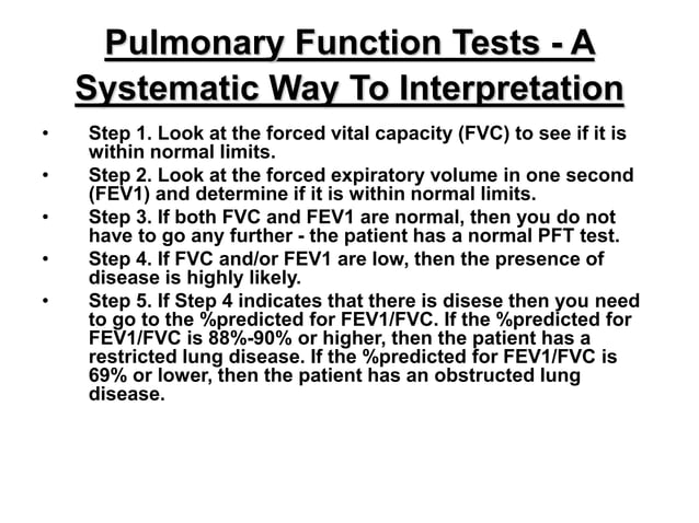 clinical approach Pulmonary function test .ppt